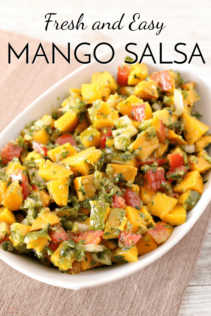 Easy Luau Recipes And Ideas Mango Salsa Simple And Seasonal