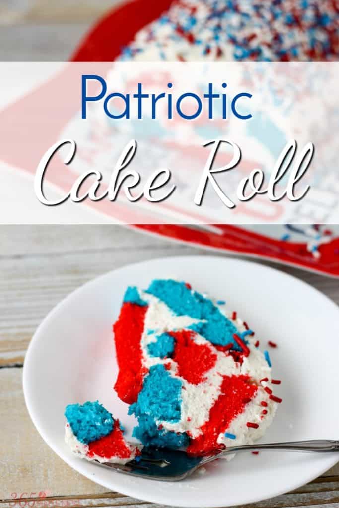 Patriotic Cake Roll - Simple and Seasonal