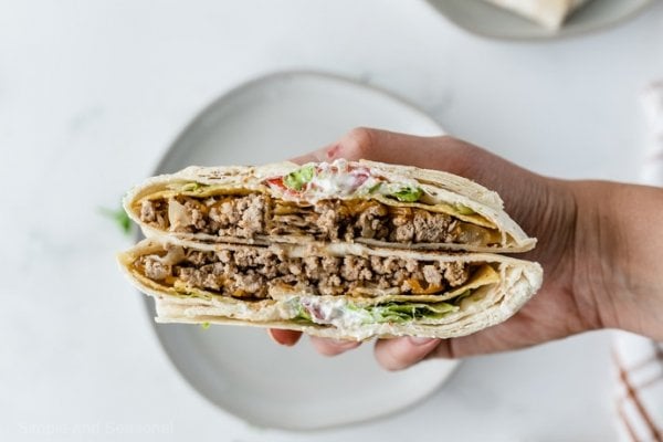 Copycat Crunchwrap Supreme - Simple and Seasonal
