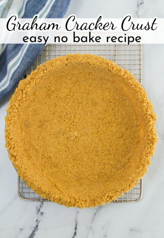 No Bake Graham Cracker Crust - Simple and Seasonal