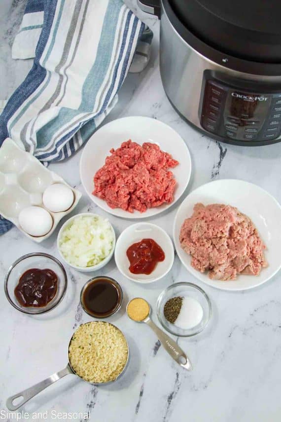 Crockpot Express Meatloaf - Simple and Seasonal